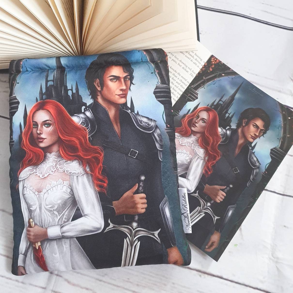 Poppy and Hawke 'from Blood and Ash' A5 Art Print | Etsy