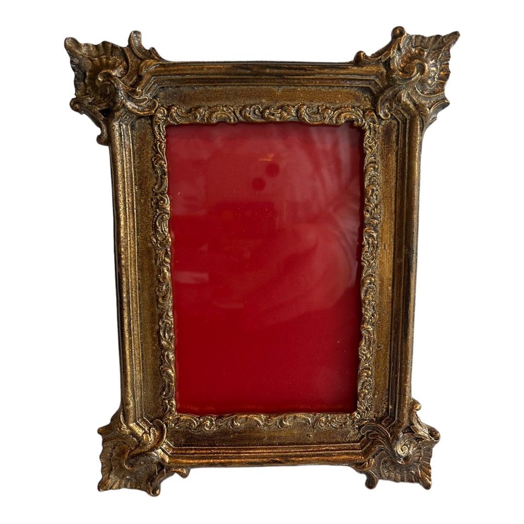 Vintage Style Regency Look Gold Gilt Portrait Landscape Photo Picture ...