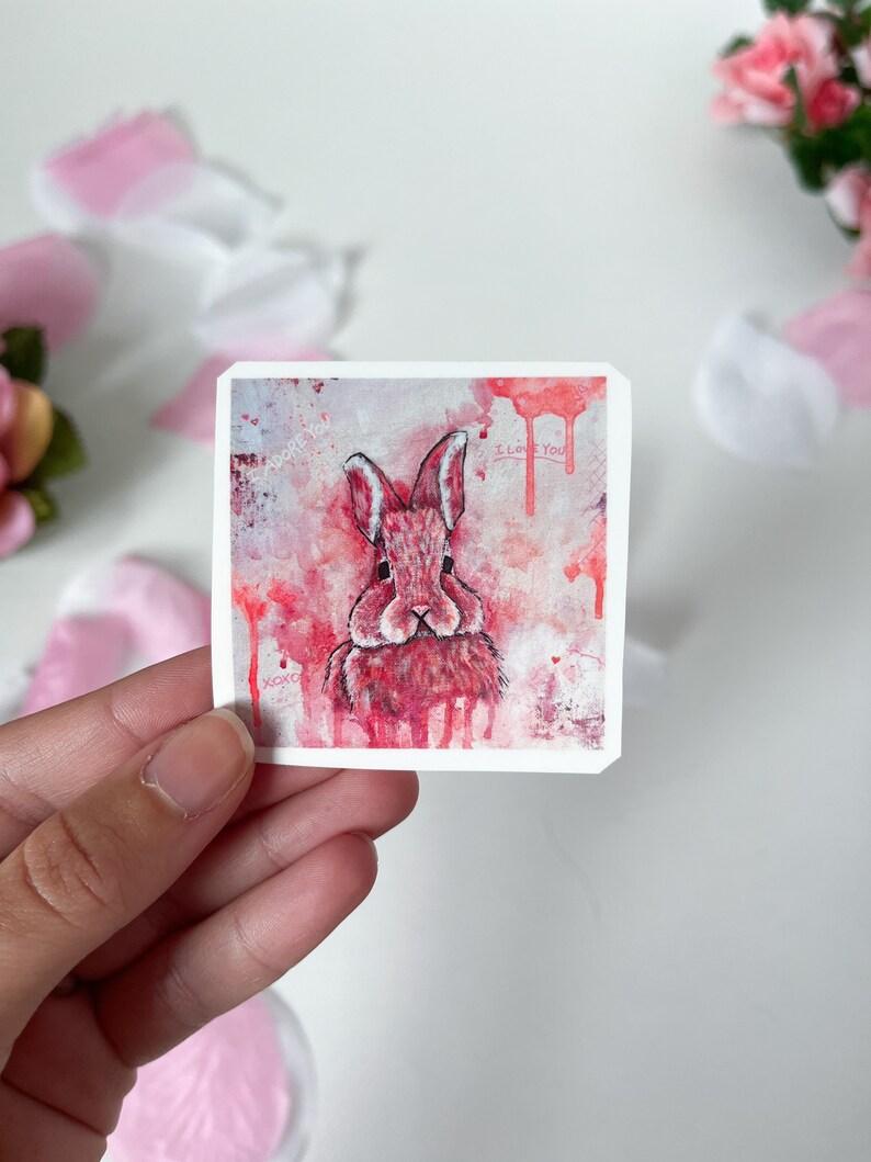 Kindle Stickers, Kitsch Sticker, Coquette Bunny, Bunny Sticker ...