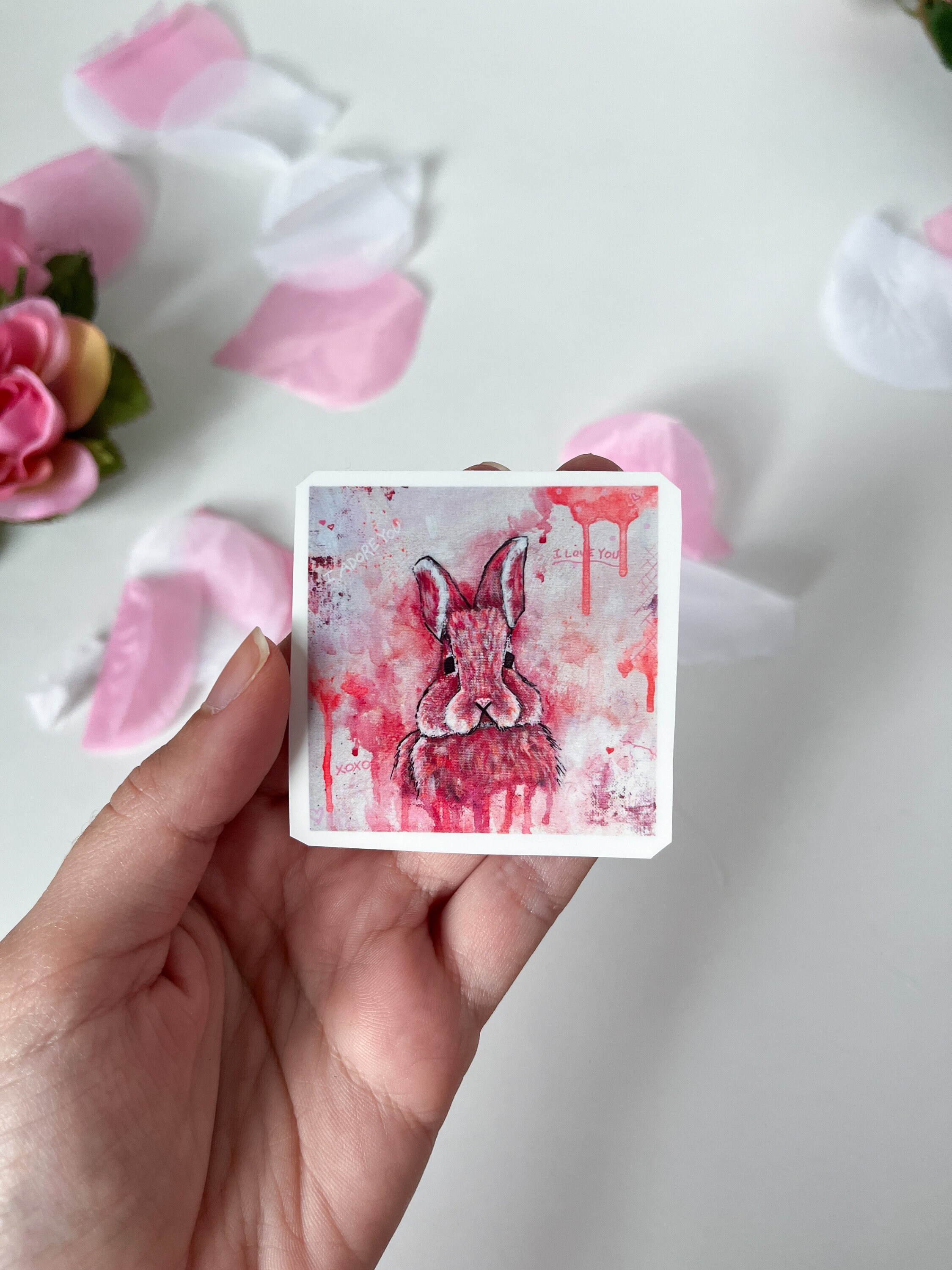 Kindle Stickers, Kitsch Sticker, Coquette Bunny, Bunny Sticker ...