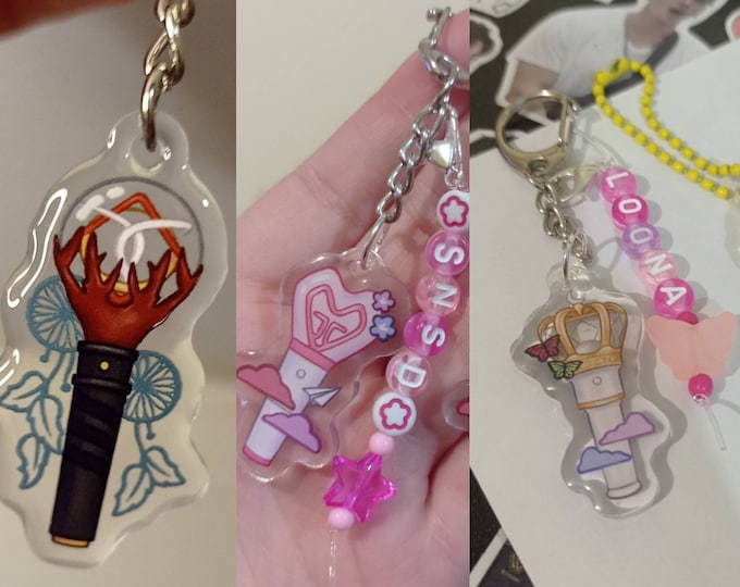 Lightstick Dreamcatcher Loona & Girls Generation Charms // - Etsy