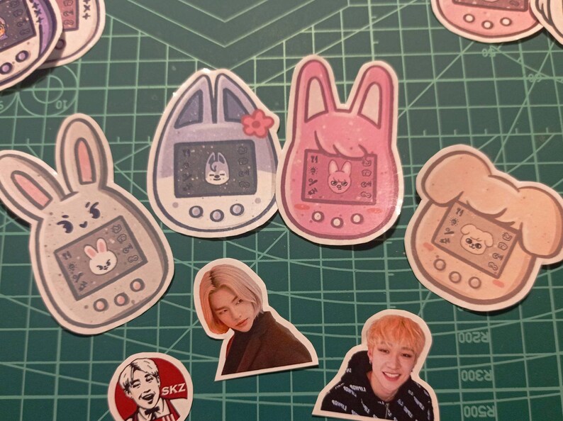 Skzoo Tamagotchis Set Stickers// Stray Kids Kpop Stickers - Etsy