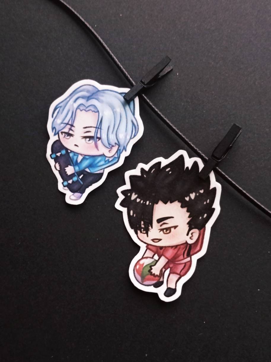 Yarichin B Club Stickers Anime Chibi | Etsy