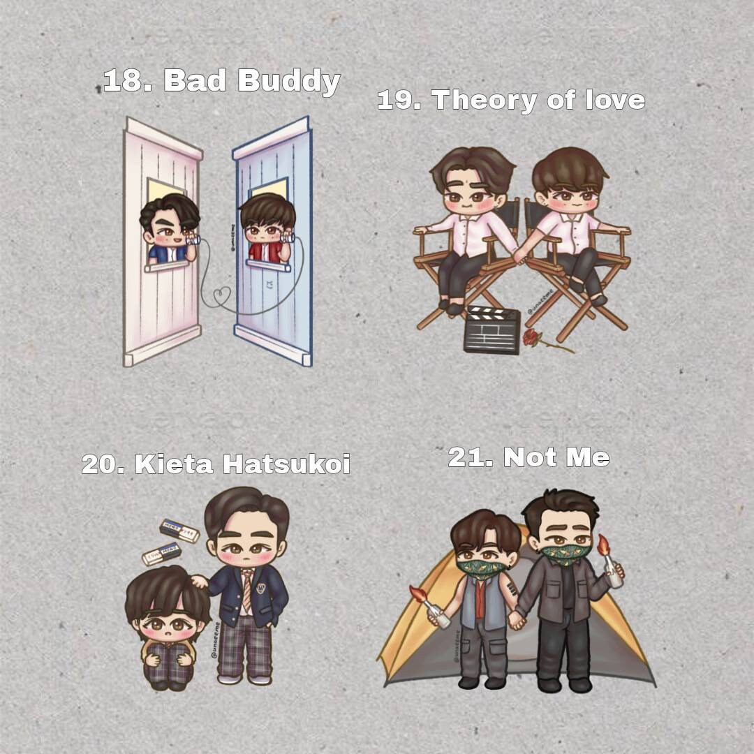 BL Thai Series Stickers - Etsy