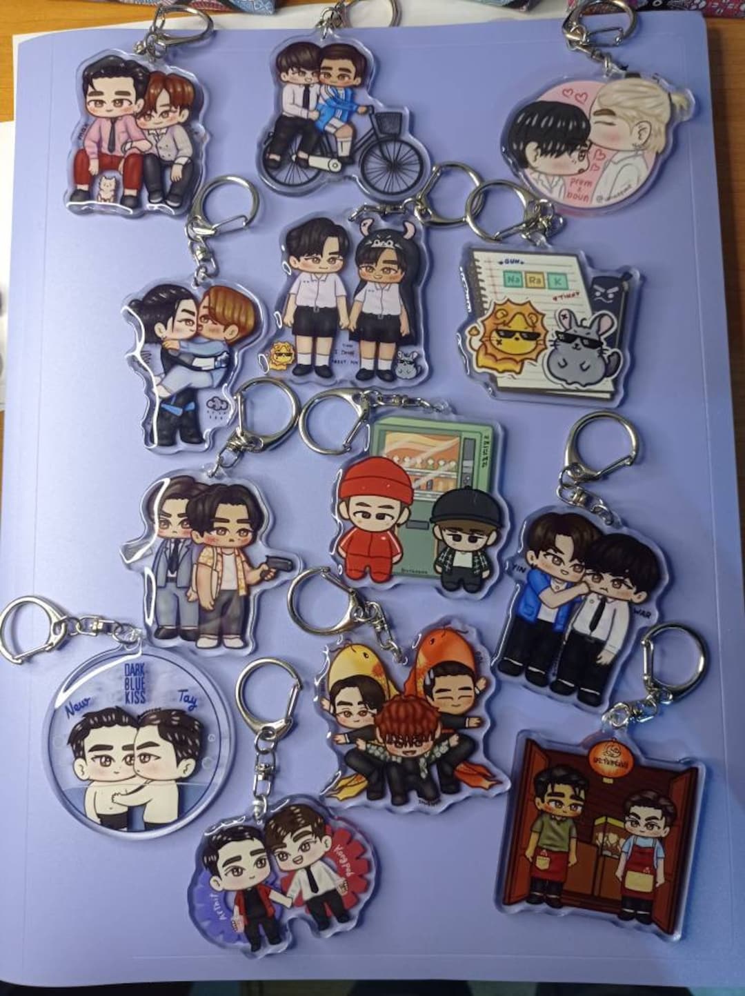 Thai Korean Chinese BL Series Keychains PRE-ORDER// - Etsy