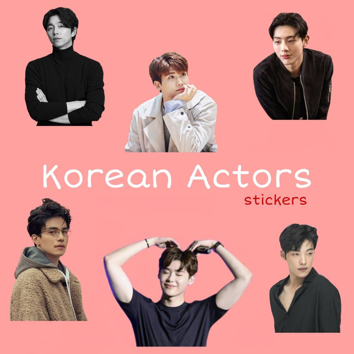 Korean Drama Actors Stickers - Etsy Australia