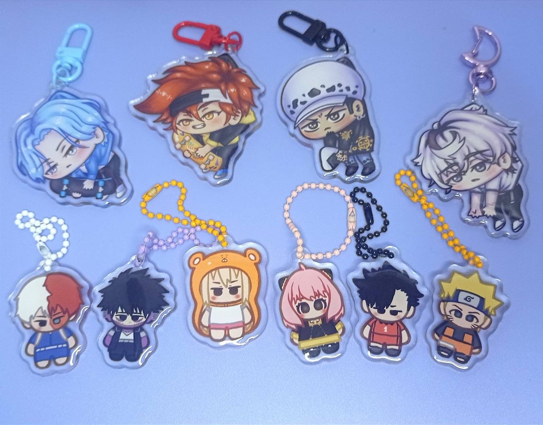 Anime Keychain Japan - Etsy
