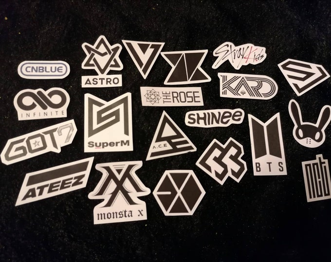 Kpop Logo Stickers - Etsy