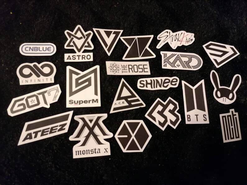 Kpop Logo Stickers - Etsy