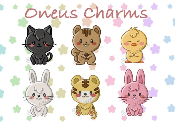 Oneus Animals Glitter Charms Preorder Kpop - Etsy