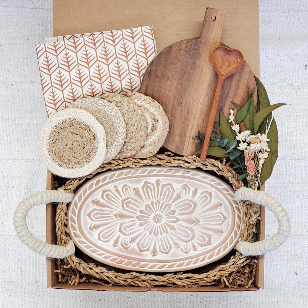 Unique Hostess Gift Box Thank You Gift Basket Handmade Tortilla Bread ...