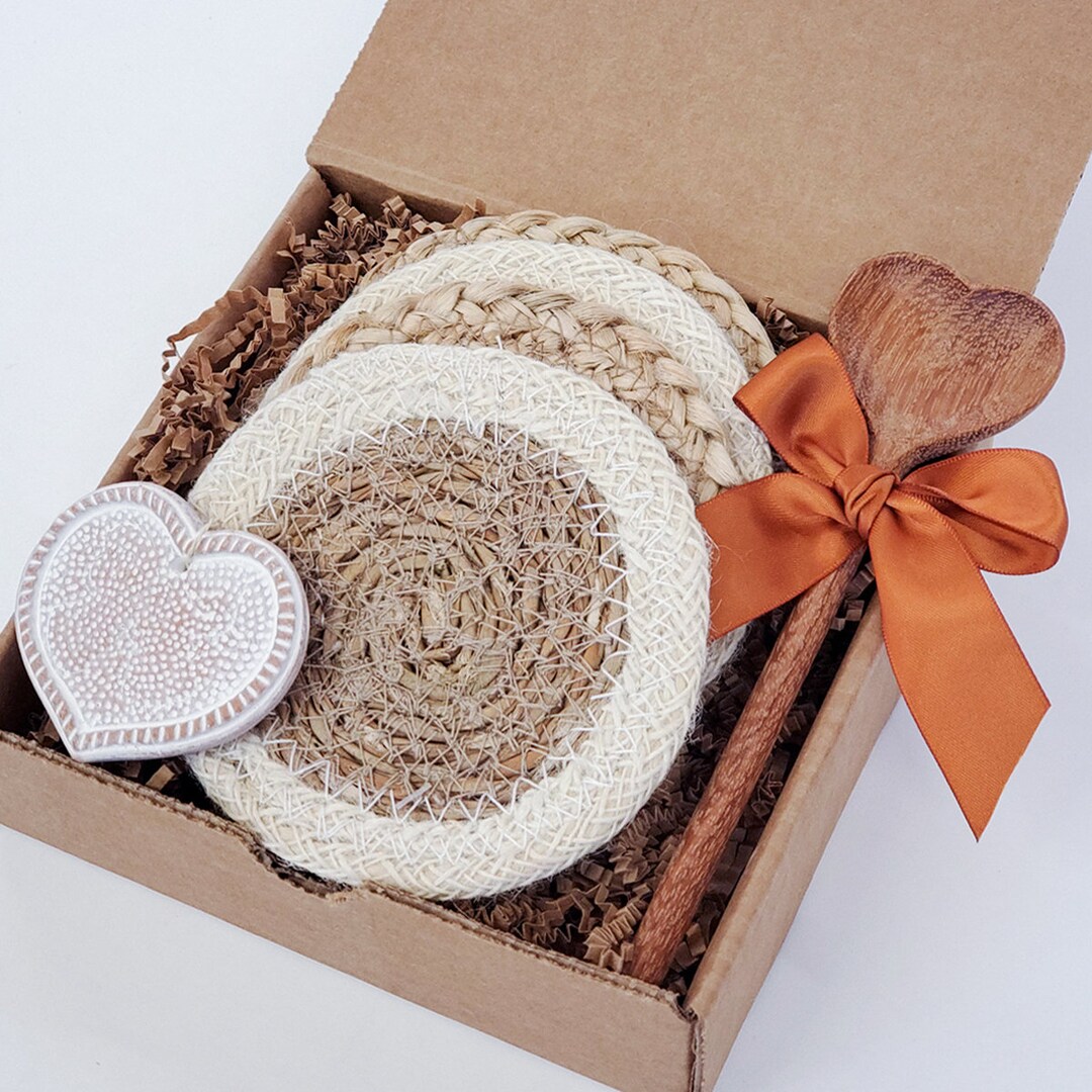 New Home Gift Box Handmade Housewarming Gift Basket Hostess Gift ...