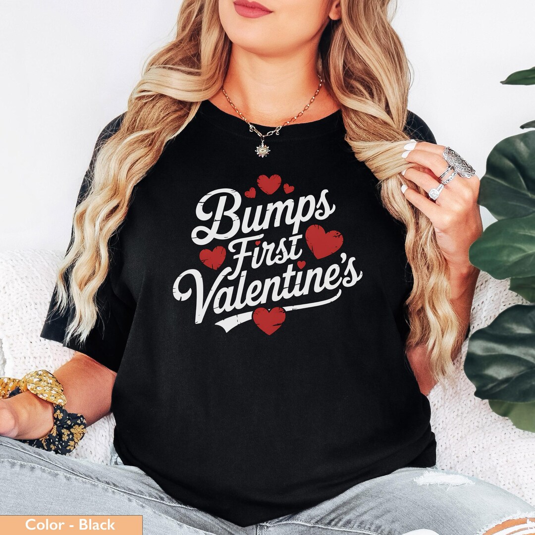 Bumps First Valentine's Day Pregnancy Announcement Shirt - Etsy