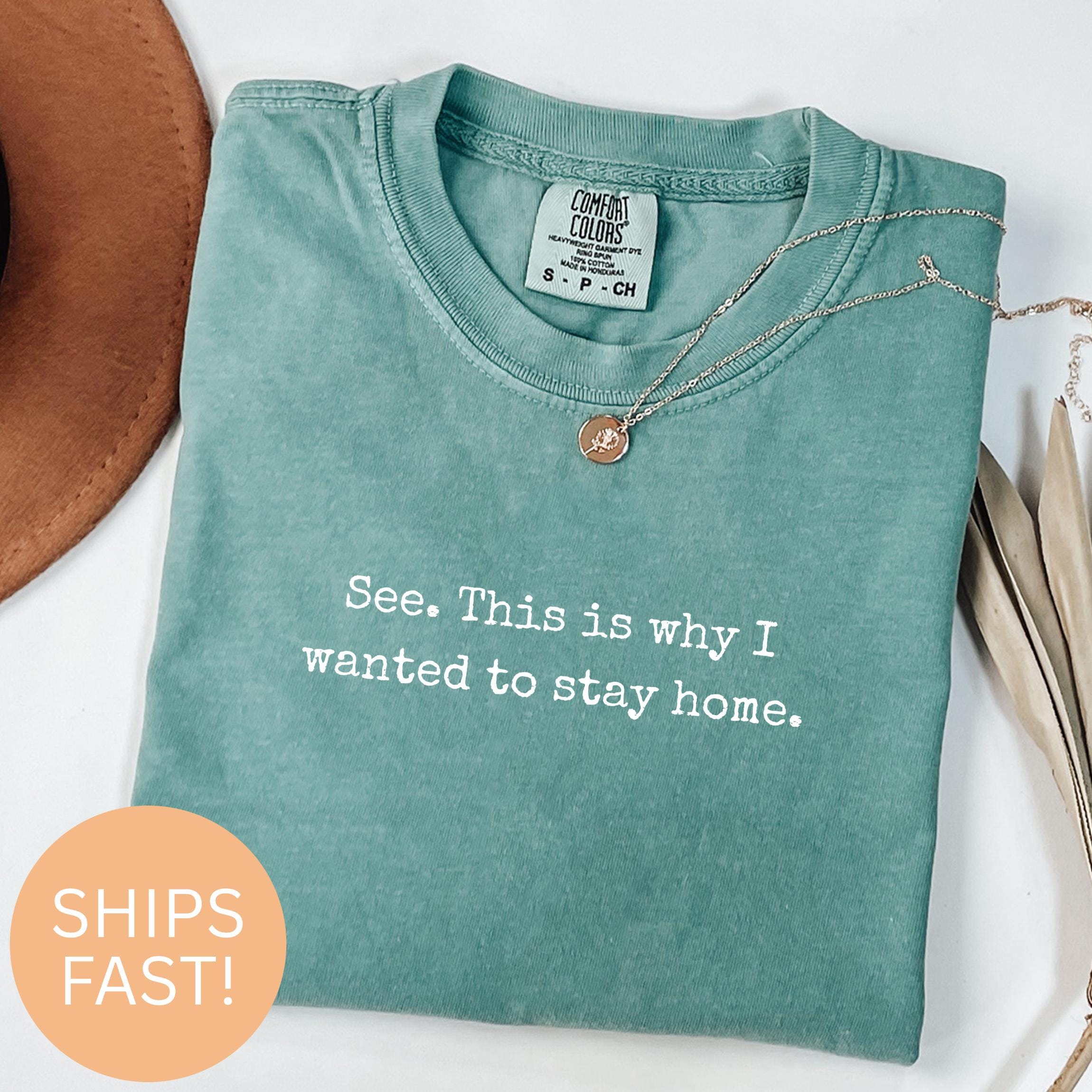 Funny Stay Home Introverted Sweatshirt or T-shirt: Introvert Humor ...