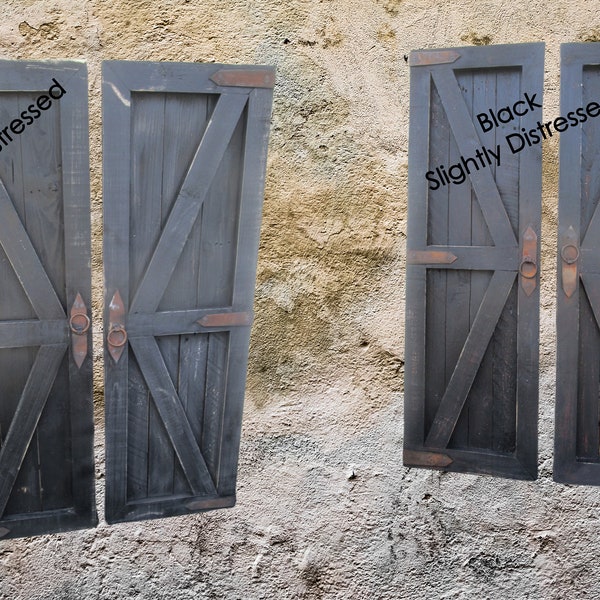 Distressed Shutters - Etsy