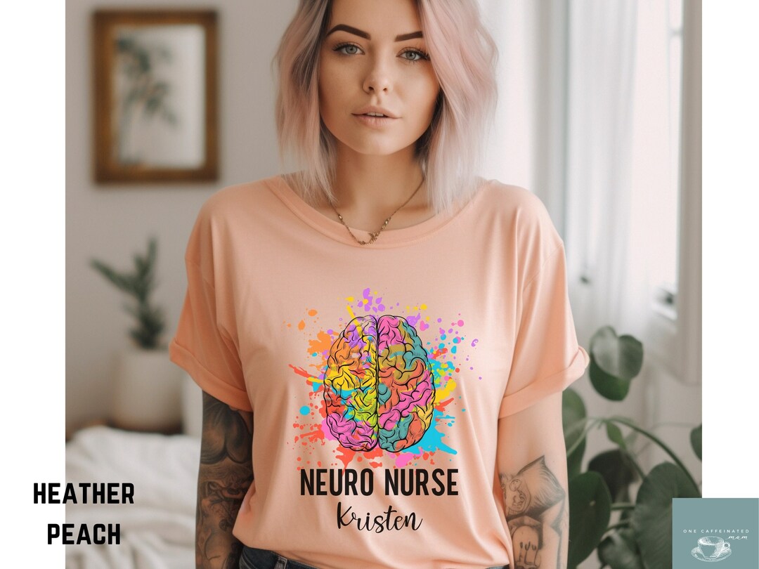 Neurology Nurse Shirt, Custom Neuro Nurse Shirt, Neurologist Gift ...
