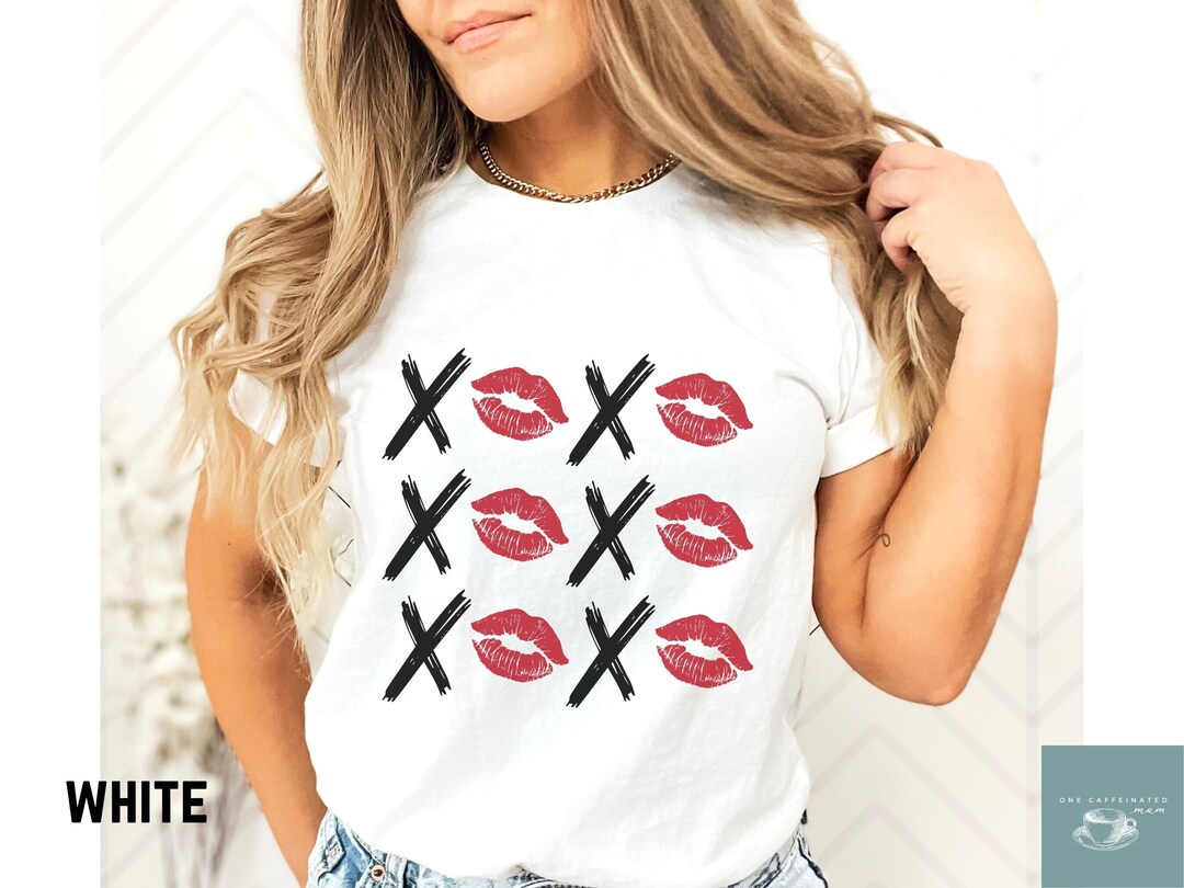 Abrazos Y Besos Camisa De San Valentín Camisa Xo Camisa De San