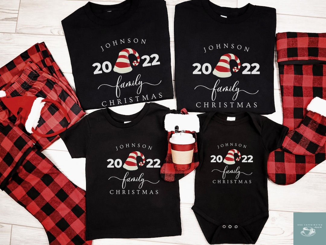 Matching Family Christmas Shirts, Personalized Matching Family ...