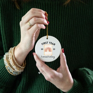 Homeschool Ornament First Year Christmas Ornament Our First - Etsy