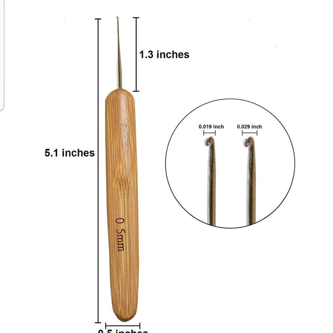 1 Hook Crochet Needle 5mm, 3 Hook, 5mm-crochet Needle for Dreadlock ...