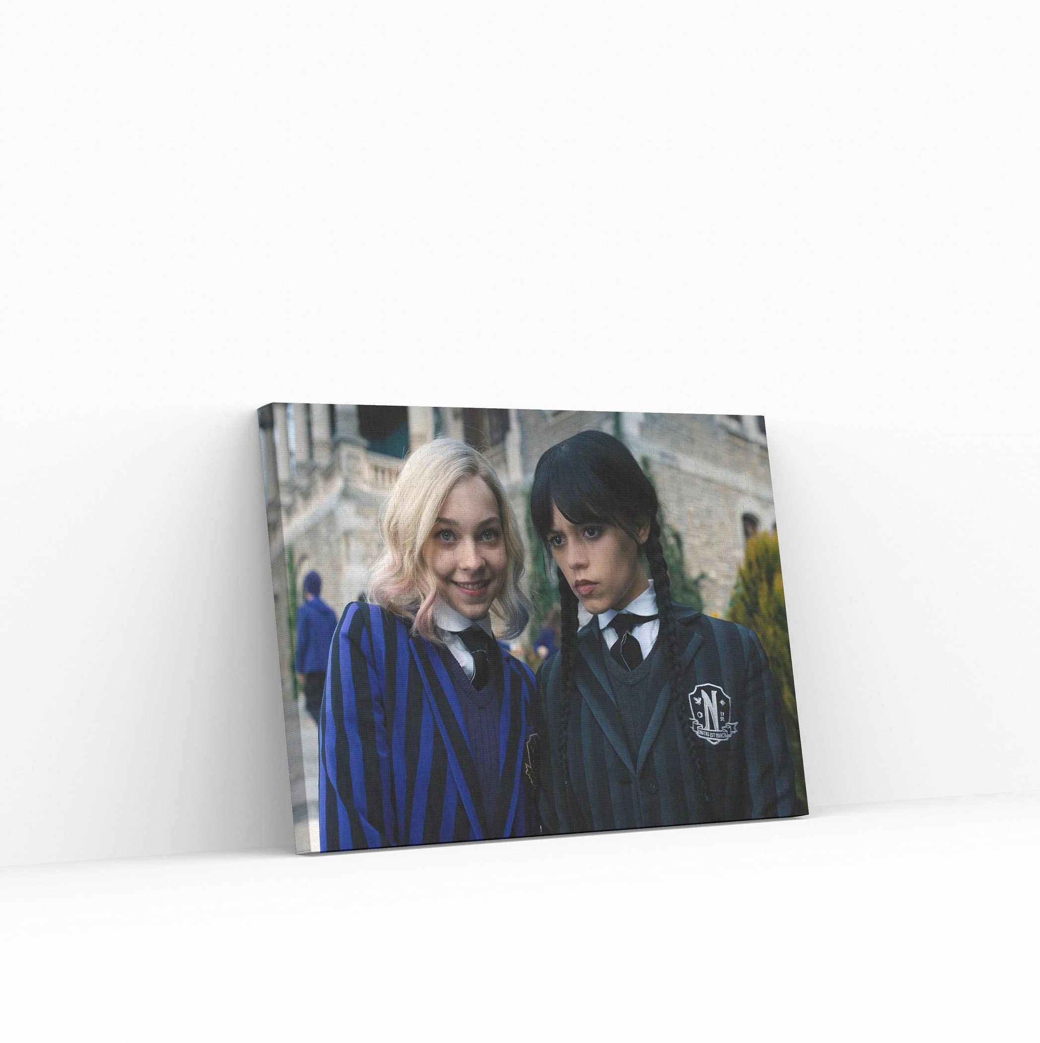 Wednesday Addams and Enid Sinclair Canvas Poster Wall Art Print ...
