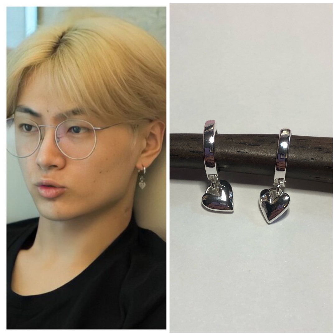 Jay Enhypen Earrings Dupe (new Style) | Kpop Earrings | Heart Cuff ...