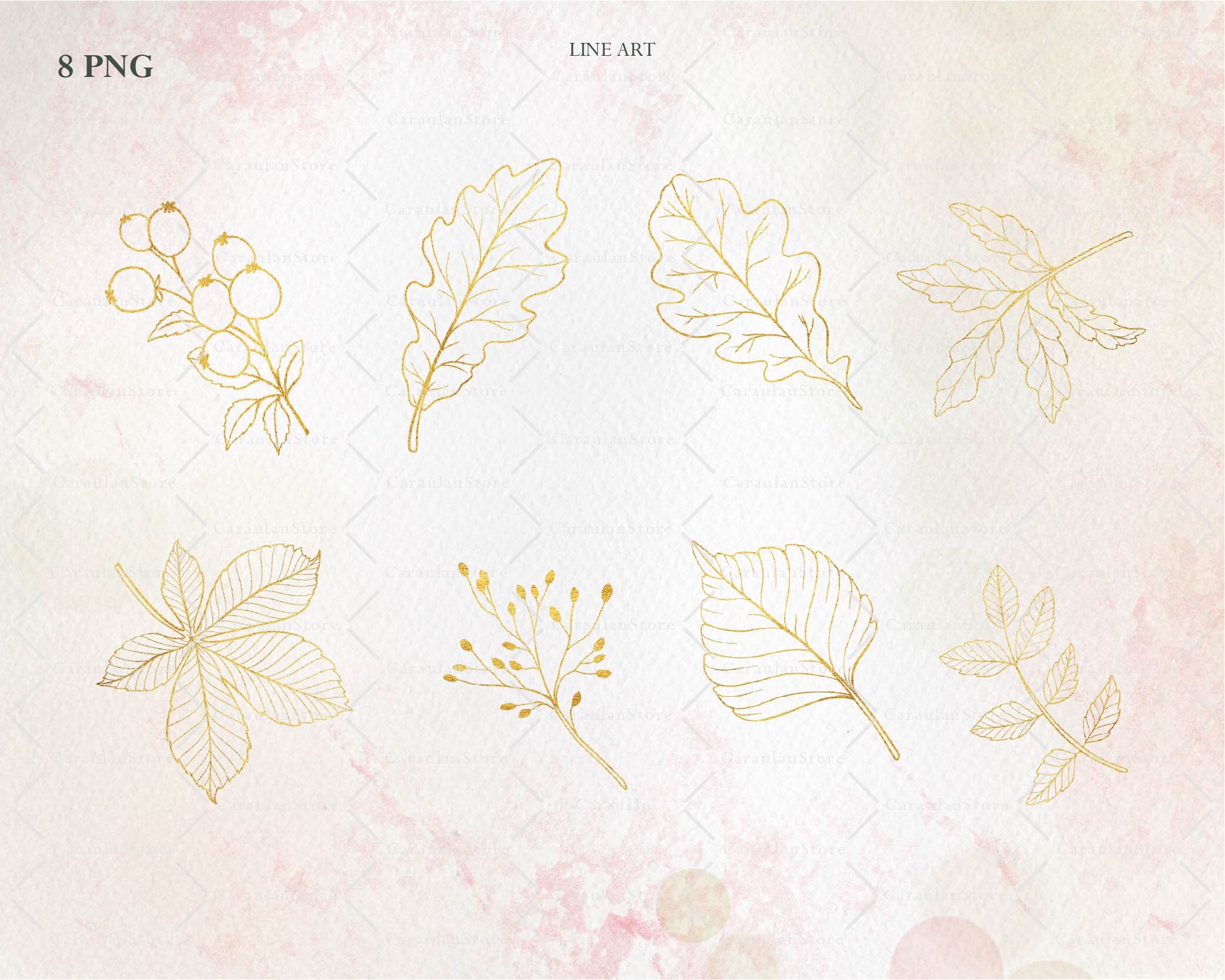 Autumn Leaves Watercolor Clipart, Fall Leaf Clip Art Watercolor ...