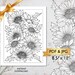 Printable Adult Coloring Page, Flower Coloring Page for Adults, Daisy ...