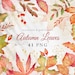 Autumn Leaves Watercolor Clipart, Fall Leaf Clip Art Watercolor ...