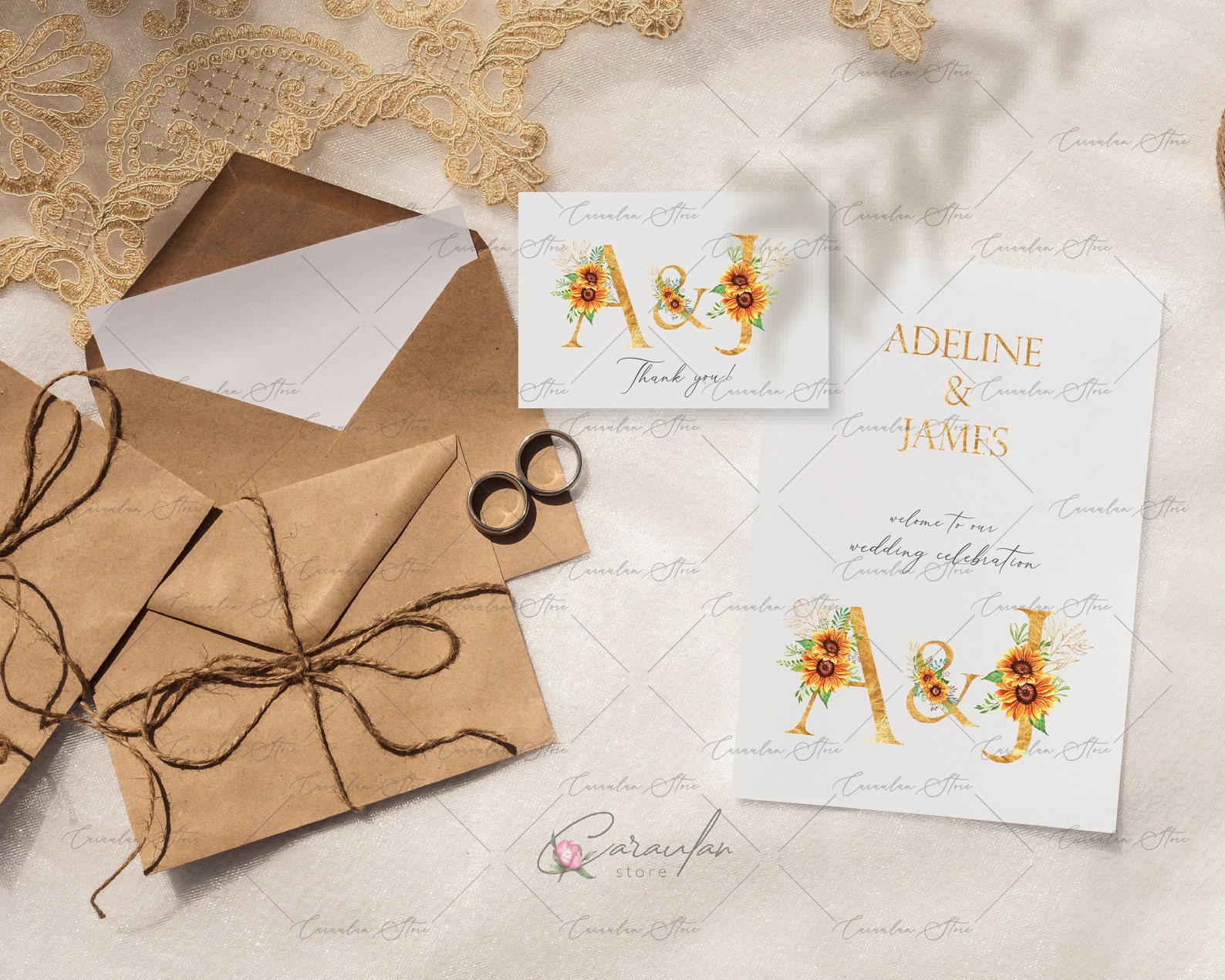 Watercolor Sunflower Alphabet, Watercolor Floral Alphabet, Floral ...