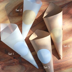 Confetti Cones for Your Wedding Confetti, Petal Confetti, Biodegradable ...