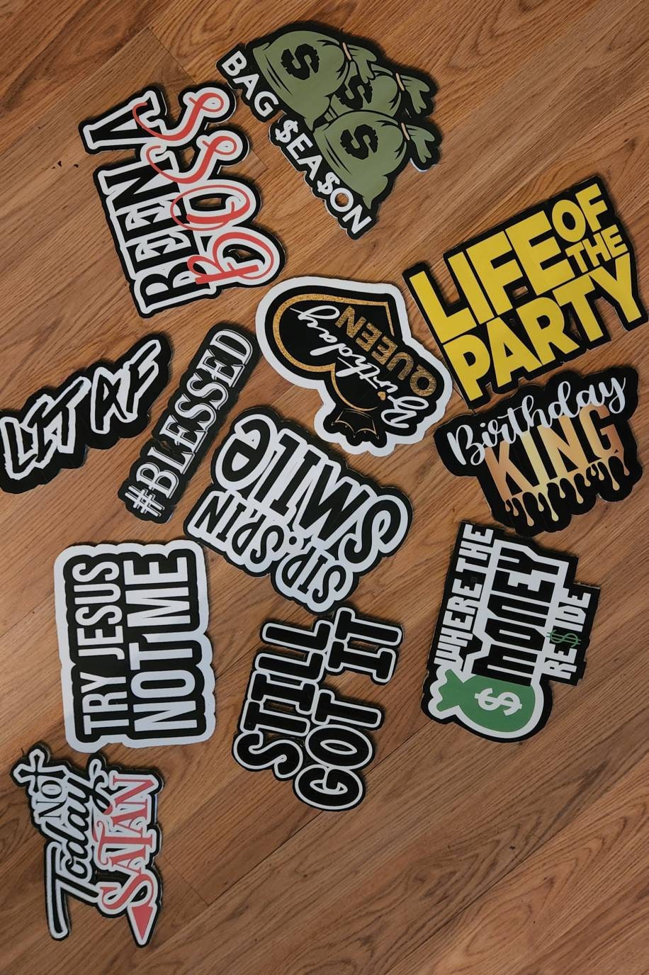 Custom Photo Booth Props Handmade and Hand Cut Appx 9.25 in X - Etsy