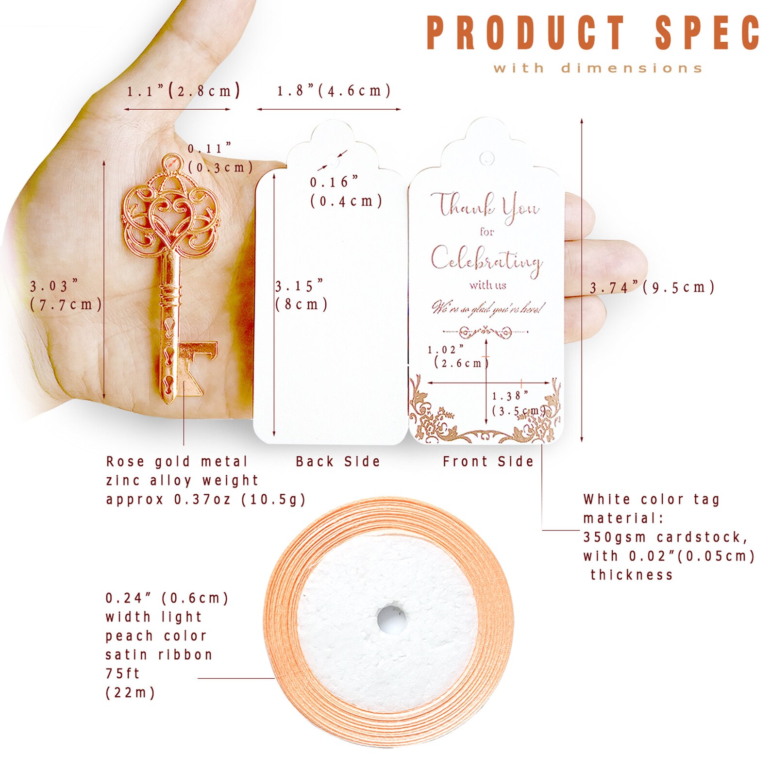 25 Rose Gold Key Bottle Opener Wedding Favor & Rose Gold Foil - Etsy