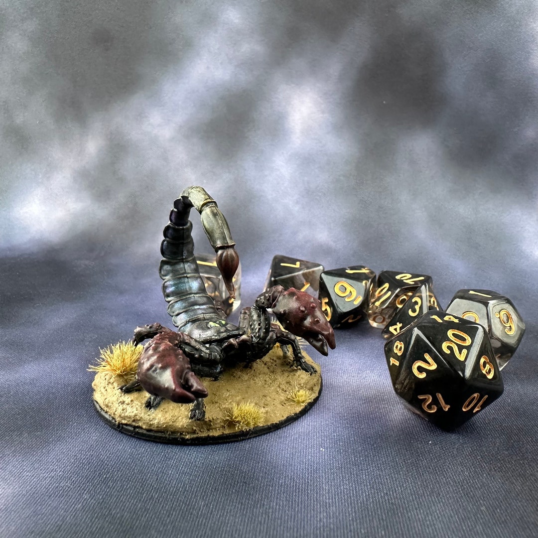Fully Painted Giant Scorpion for Dungeons and Dragons - Etsy