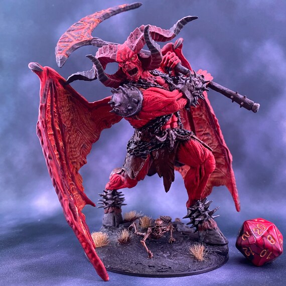 Hand Painted Rakdos Lord of Riots Miniature for Dungeons and - Etsy