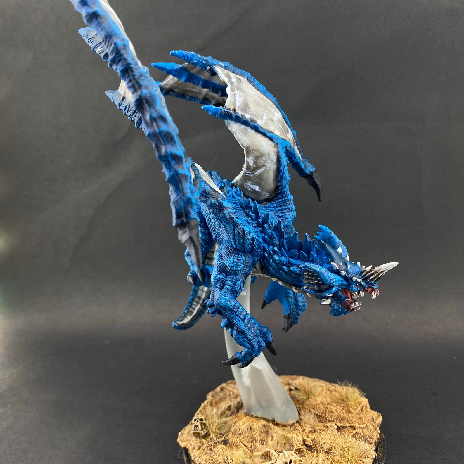 Fully Painted Blue Dragon miniature for Dungeons and Dragons / - Etsy ...