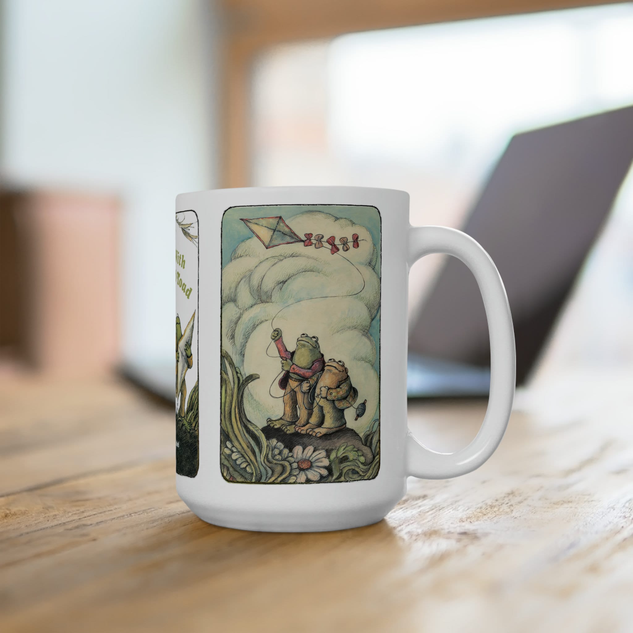 15oz Frog and Toad Mug, Frog and Toad Gift, Cute Mug, Teacher Gift ...