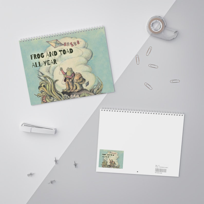 Frog and Toad All Year Retro Wall Calendar for 2026, Best Friend Gift ...