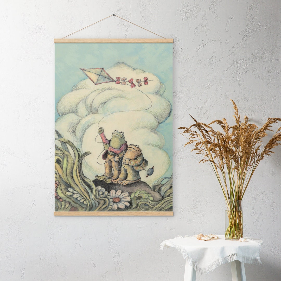 Vintage Frog and Toad Posters With Wood Hangers, Ideal Friends Gift ...