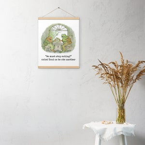 Vintage Frog and Toad Posters With Wood Hangers, Ideal Friends Gift ...
