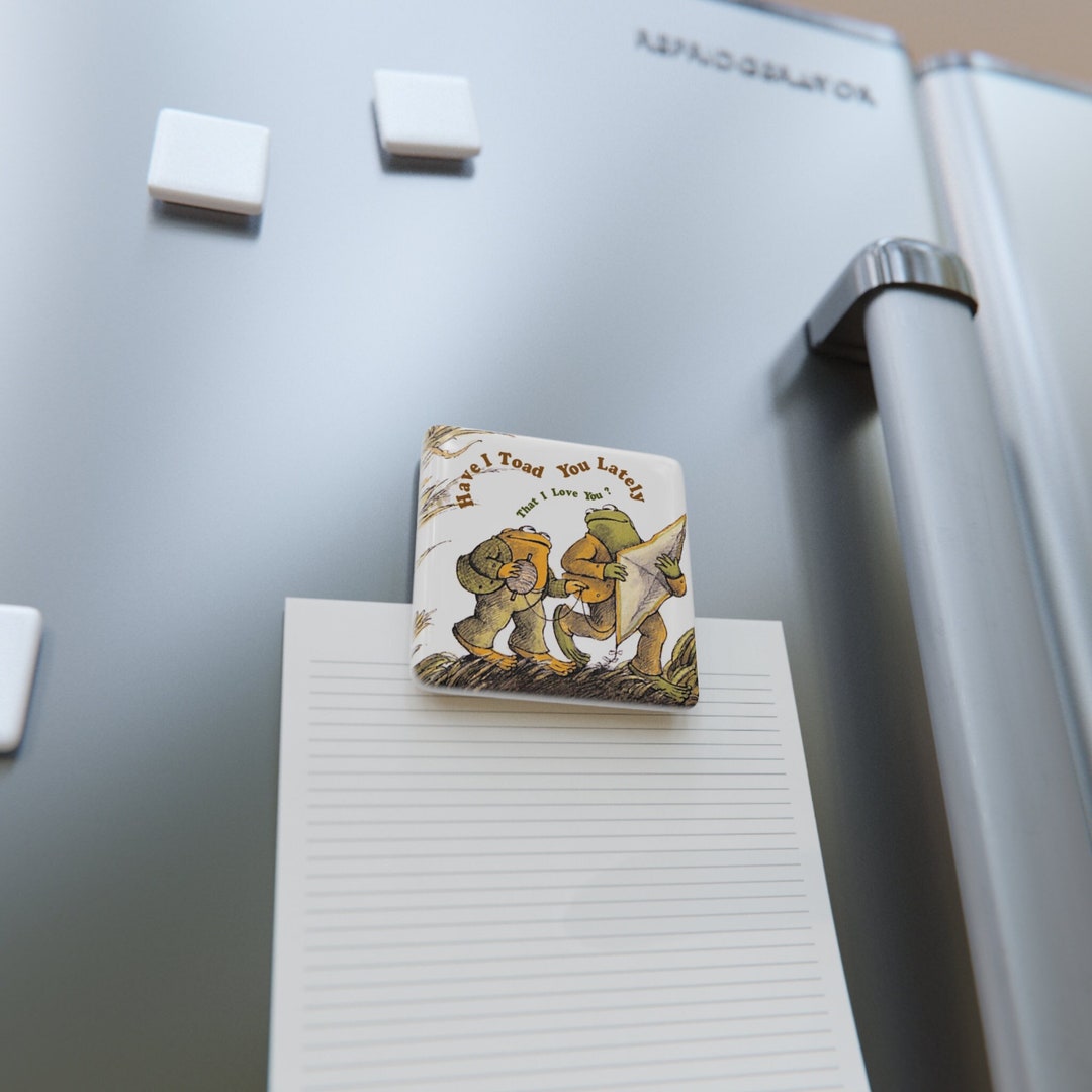 Porcelain Frog and Toad Magnet, Frog and Toad Gift, Gift for Friend ...