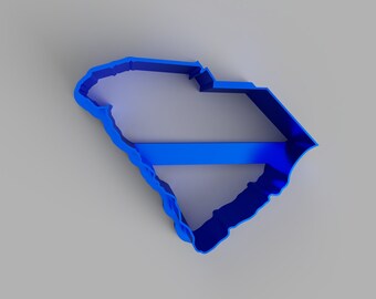Your State Cookie Cutter With Dog Paw Print Dog Treat - Etsy