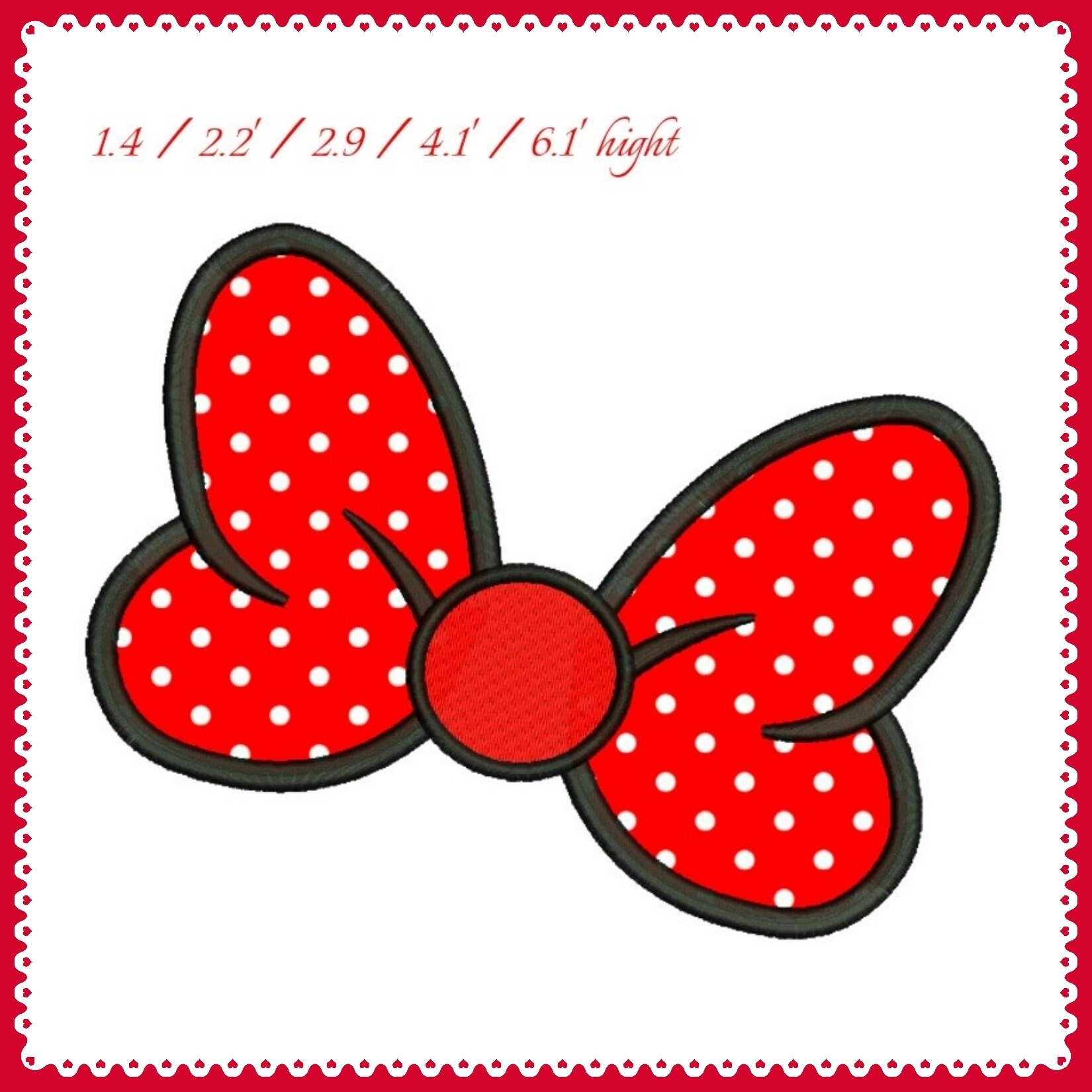 Sewing & Fiber Craft Supplies & Tools Minnie mouse bow disney ...