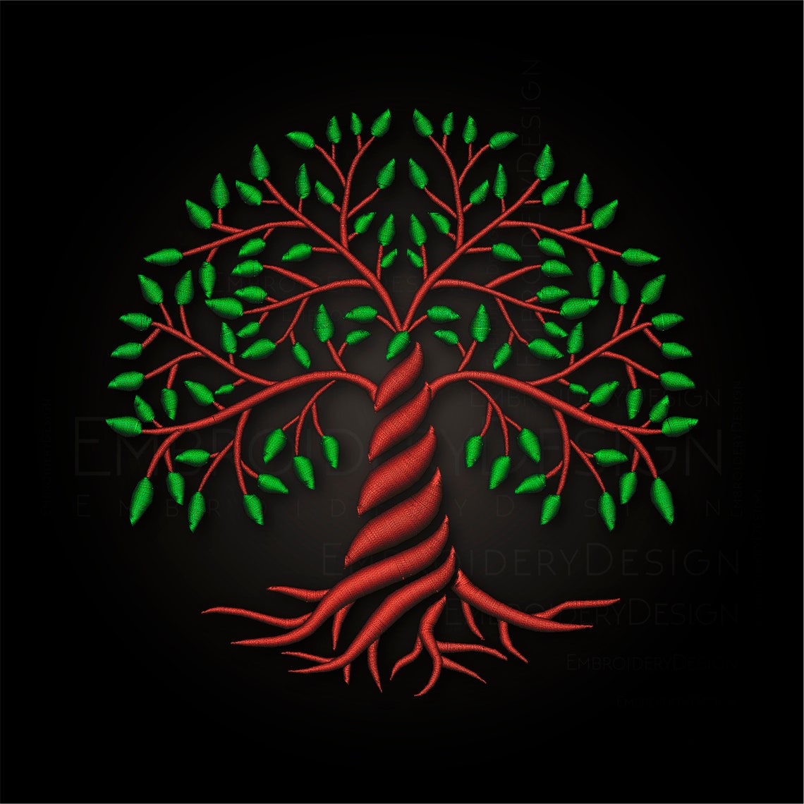 Tree of Life Embroidery Machine Designs Instant Digital Download Pes ...