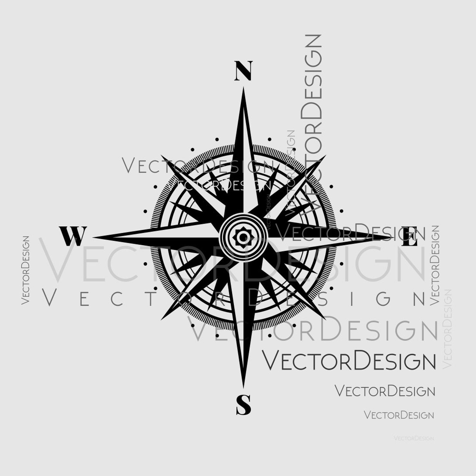 Map Compass V5 Graphics SVG Dxf EPS Png Cdr Ai Pdf Vector Art - Etsy