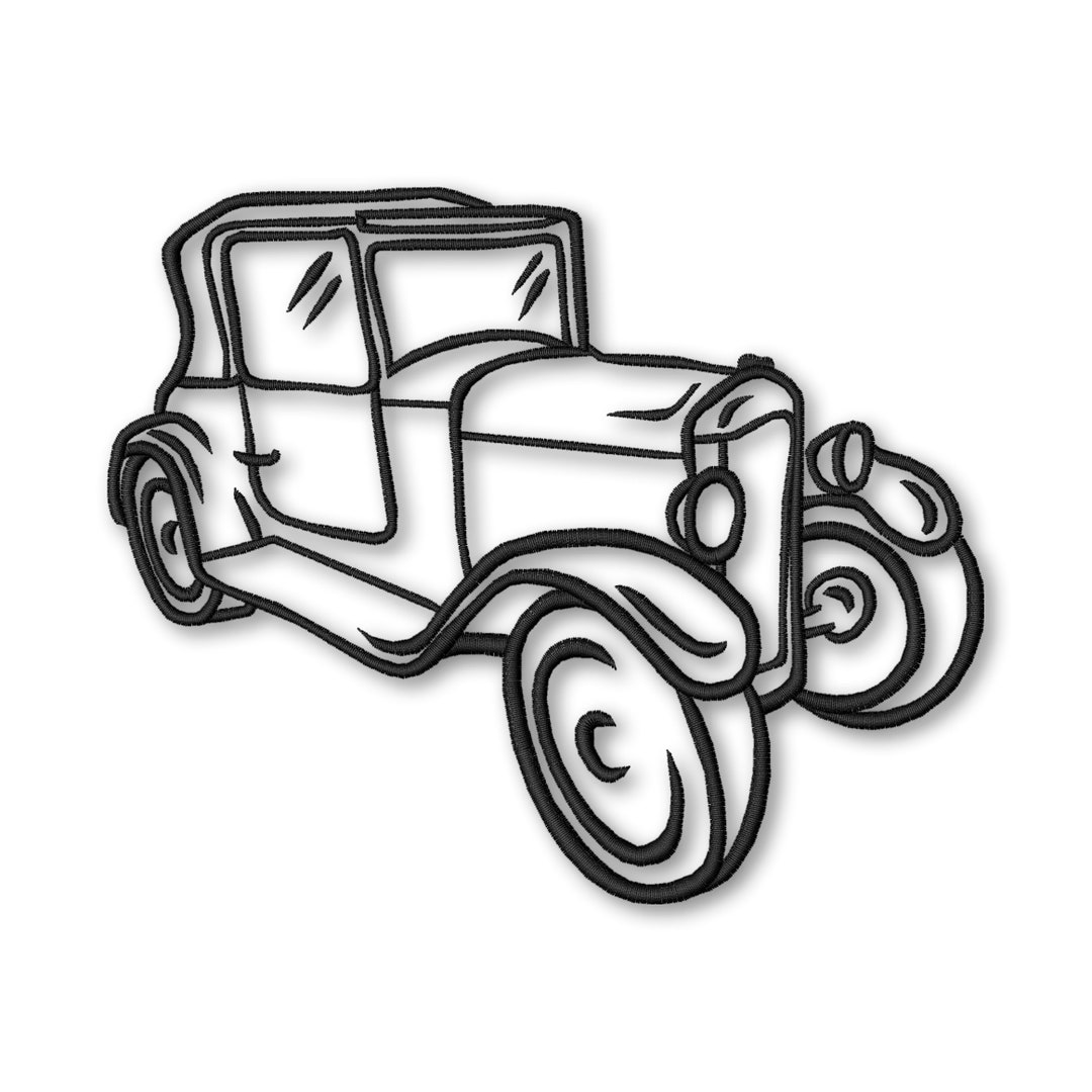 Old Car Embroidery Machine Designs Instant Digital Download Pes File - Etsy