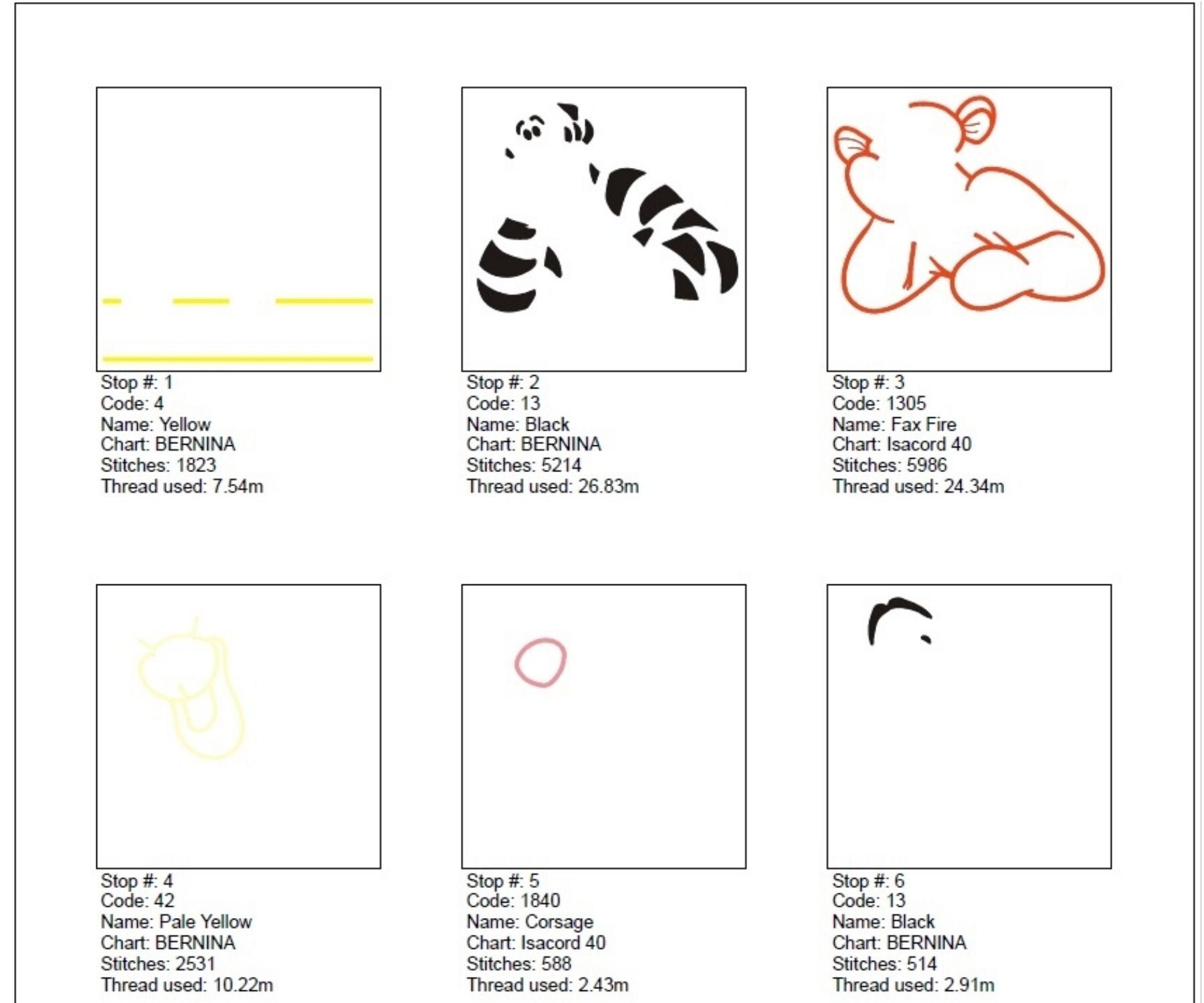 Winnie the Pooh Tigger Split Embroidery Machine Design Pes | Etsy