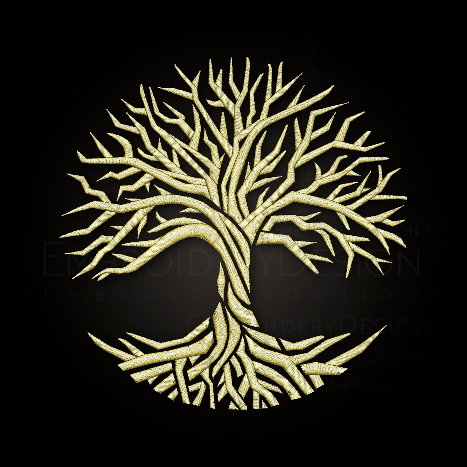 Tree of Life Root Embroidery Machine Designs Instant Digital - Etsy