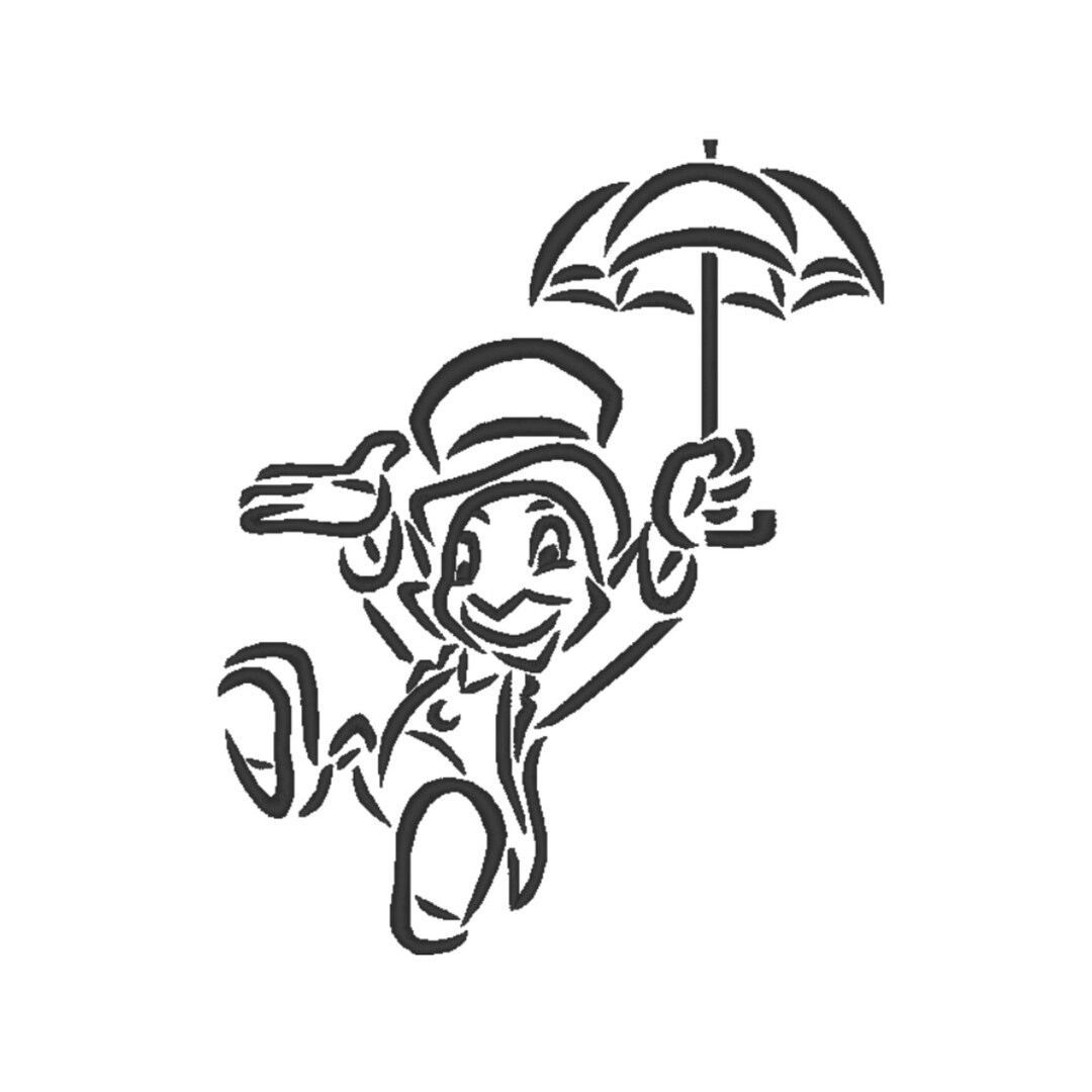 Cricket Embroidery Machine Design Silhouette Pattern Digital Download ...