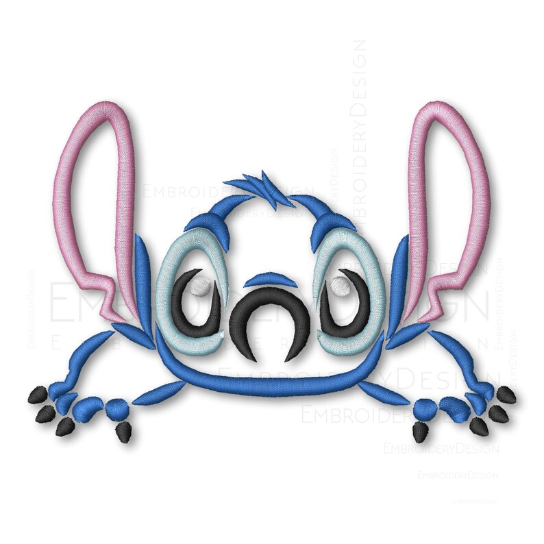 Lilo And Stitch V2 Disney Embroidery Machine Designs Sketch Etsy